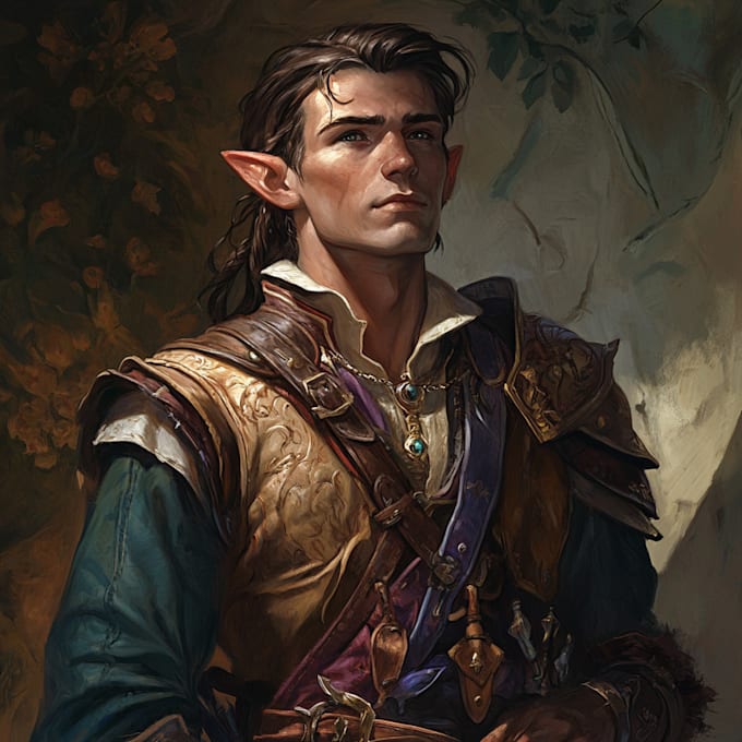 Draw a unique fantasy, dnd character by Wallica11 | Fiverr