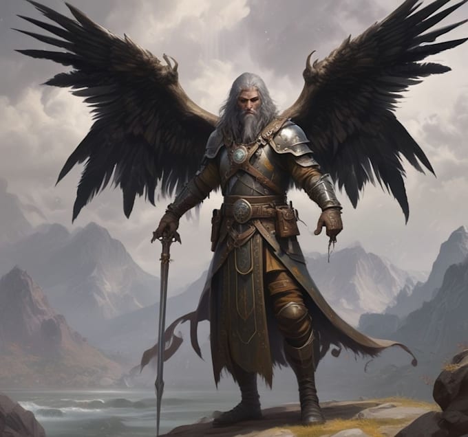 Draw dnd character art and dnd character art by Richmancd | Fiverr