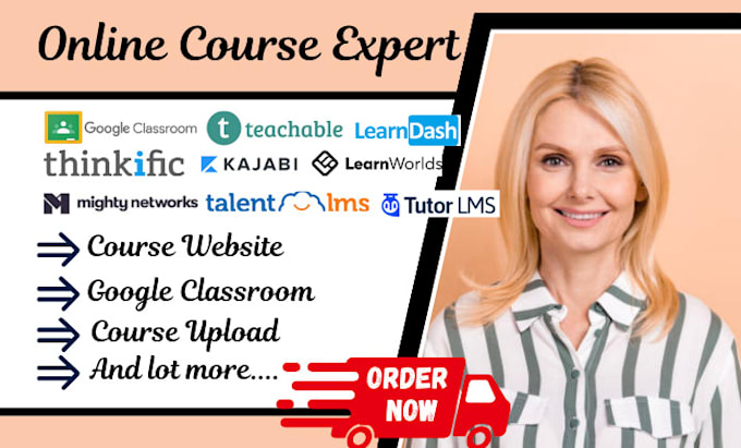 Setup mighty network moodle kajabi ispring lms thinkfic teachable podia skool by Reth_web | Fiverr