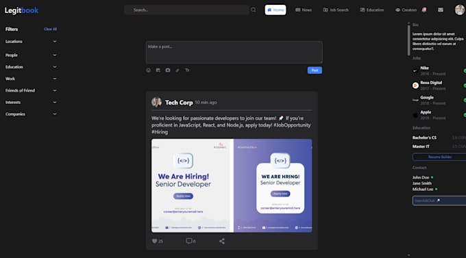 Do react js responsive website by Maxarnov | Fiverr