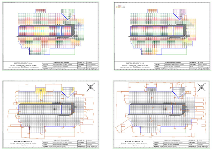 Design solar pv system using autocad by Thakshi_sandaru | Fiverr