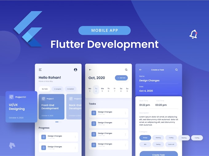 Be your flutter developer for ios android mobile app and full stack ...