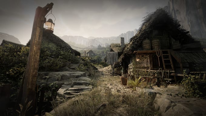 Create 3d game environment, level design, game art map location in ue5 by Ayopapy | Fiverr