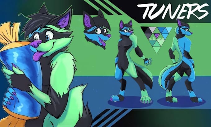 Draw furry reference sheet furry art ref sheet character reference ...