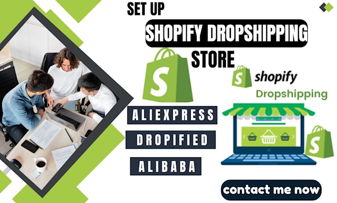 Create a high converting shopify dropshipping store spocket zendrop aliexpress by Isaac_eji | Fiverr