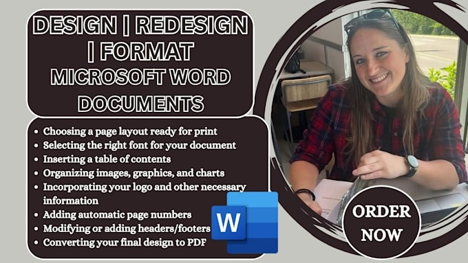 Design, redesign, edit, format microsoft word document formatting, book ...