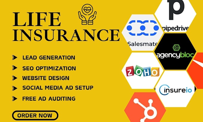 Setup life insurance crm zoho salesmate agencybloc pipedrive insureio ...