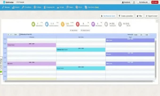 Setup simplybook me vagaro acuity appointment calendly honeybook ...