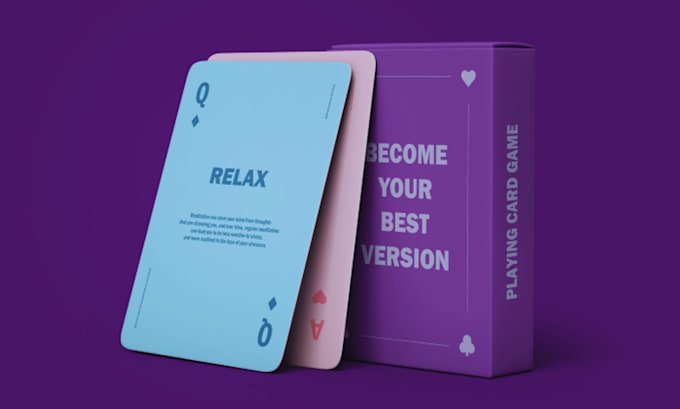 Design upto 100 full deck of card game, flash card, uno playing card ...