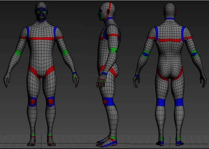 Detailed 3d realistic game character, ue5 rig, 2d sketch to 3d model, retexture by Field_cgi ...