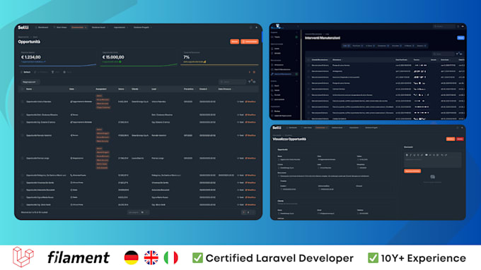 Develop custom web applications with laravel filament expert php ...