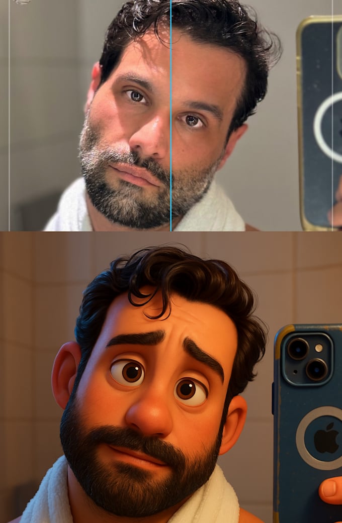 Turn your photo into a pixar style 3d cartoon ar by Toonifylove | Fiverr
