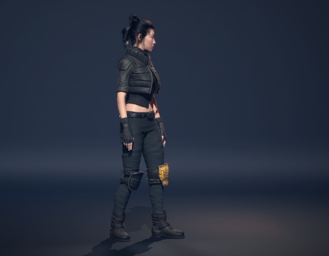 Design stylized character for unity game,realistic texture,ue5 ...