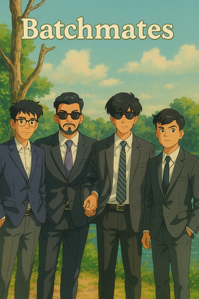 Illustrate your photo in a heartwarming animation art style by ...