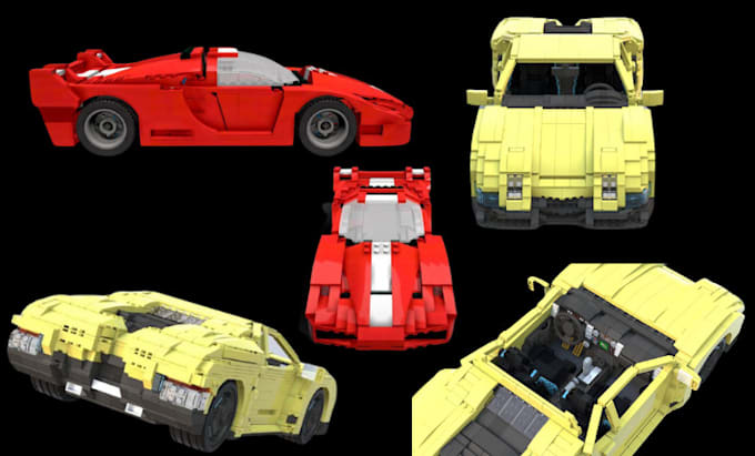 Create custom 3d lego model 3d lego design 3d lego animation pdf ...