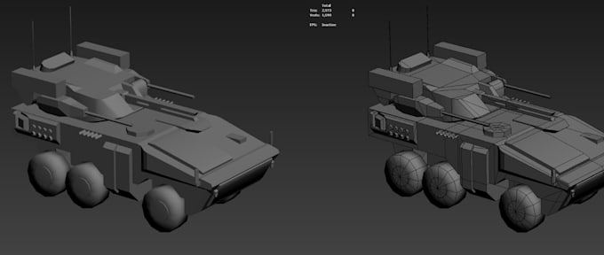 Fix stl file error, 3d printable vehicle, zbrush sculpture, high ...