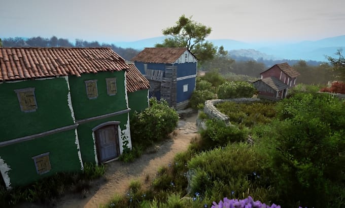 Do 3d game environment game art 3d environment 3d game development unreal engine by Bol_teamude ...