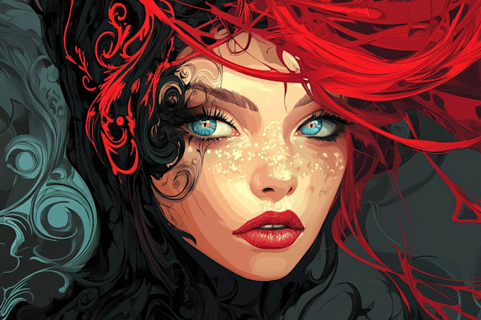 Make your fantasy character portrait in my style by Eonatjies | Fiverr