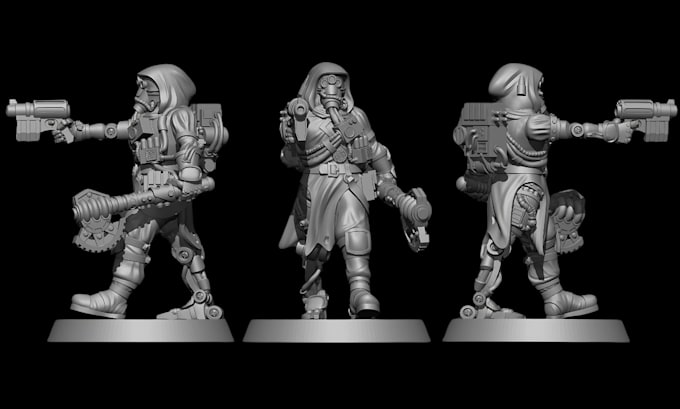 Sculpt 3d miniature warhammer 40k dnd 3d figurine tabletop model for 3d ...