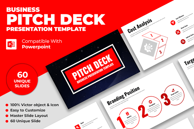 Design a professional pitch deck or powerpoint presentation for your ...