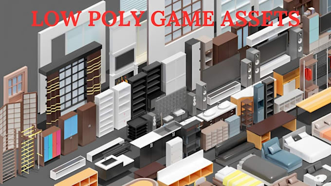 Create 3d modular environment game assets, 3d low poly game assets, ar vr game by Almas_3dgame ...