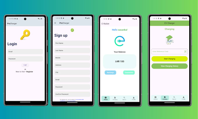 Build android ios flutter mobile apps with free ui design by ...