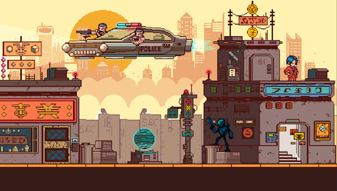 Develop 2d game using gdevelop in pixel art style by Benjohnson35 | Fiverr