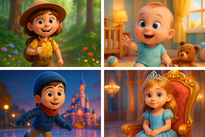 Create 3d pixar style characters,avatar,logo and ai art by Akashraza5 ...