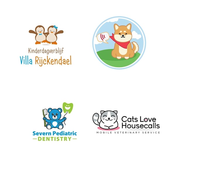 Create cute kawaii, chibi, fun cartoon logo for business by Quincy ...