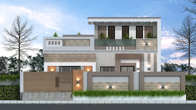 Do fast interior and exterior modelling and render on autocad, sketchup ...