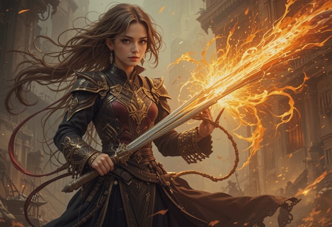 Design your dnd character art with backgrounds by Gilbertday | Fiverr