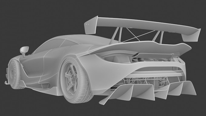 Custom 3d car modeling, realistic car rendering wide body kit, car ...