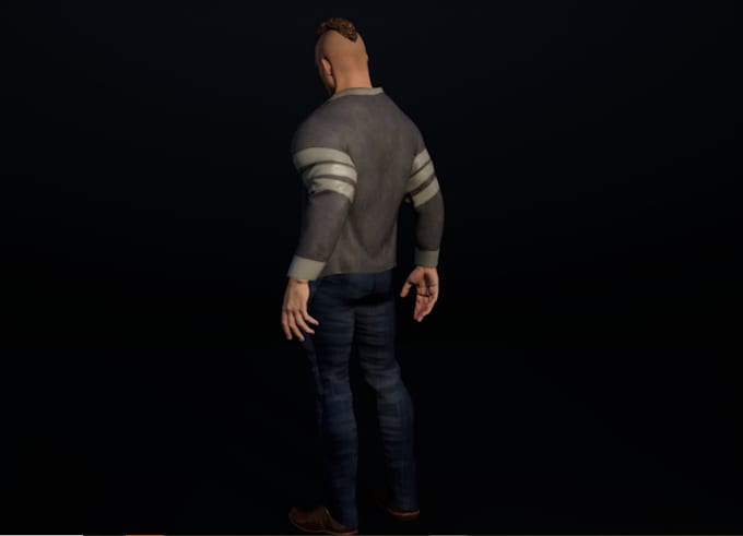 Unity optimize 3d character, 4k texture, uv map,advance rig for game ...