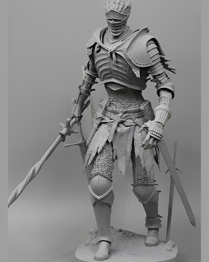 Sculpt 3d character model cartoon statue figurine toy design stl for 3d ...