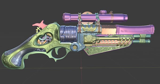 Do 3d model, game asset, fivem gun car logo trailer script for your ...