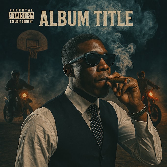 Create a custom rap album cover art using your photo and vision by ...