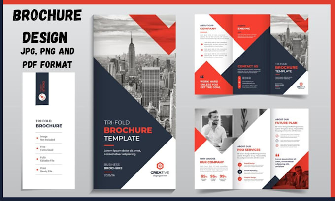 Design bifold, trifold brochure and catalog by Charleszane89 | Fiverr