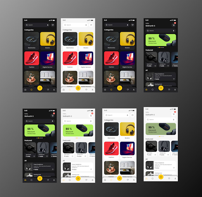 Create a elite ui design that dominate mobile,web interfaces by ...