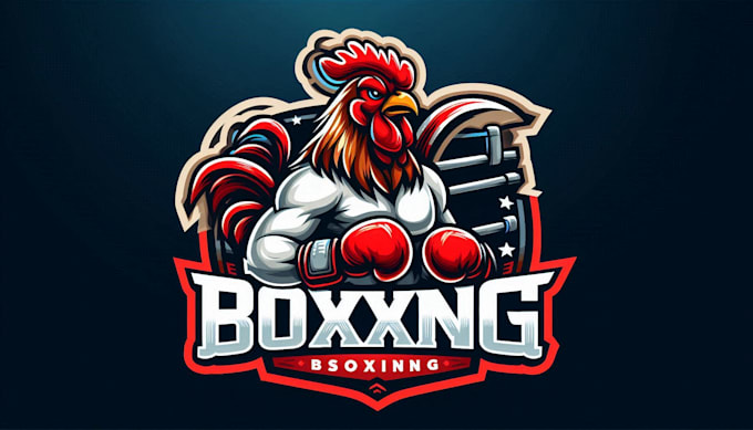 Design creative rooster boxing sport mascot logo for your business by ...