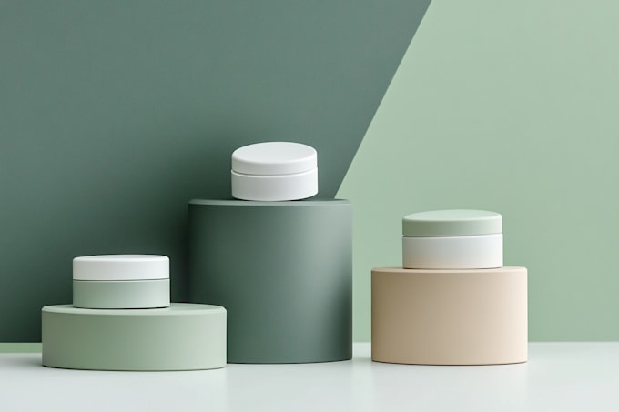 Design minimalist cosmetic and supplement label packaging by Hanrunsbur ...