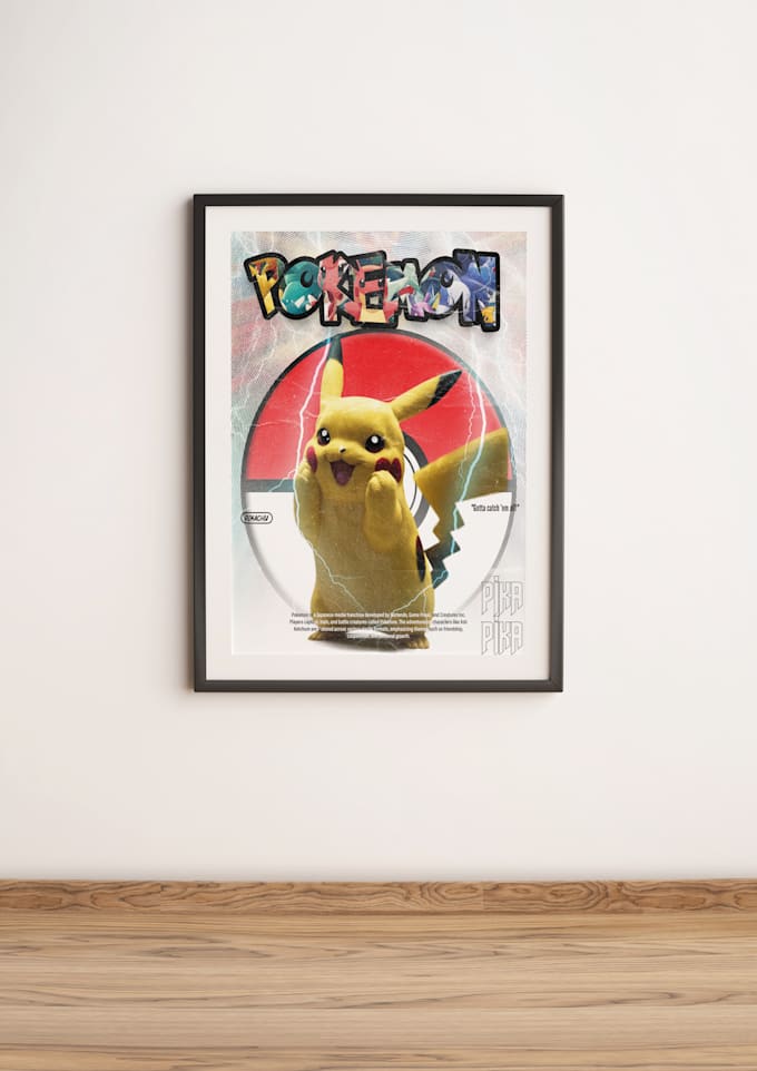 Do 2d printable game poster design by Picassuf | Fiverr