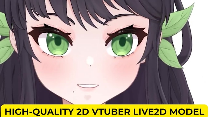 Design rig 2d vtuber model live2d vtuber model anime vtuber anime vtube ...