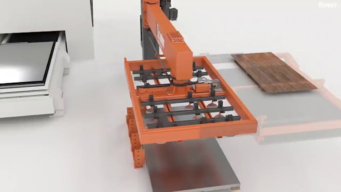 Create 3d industrial animation, 3d factory workflows animation, 3d ...