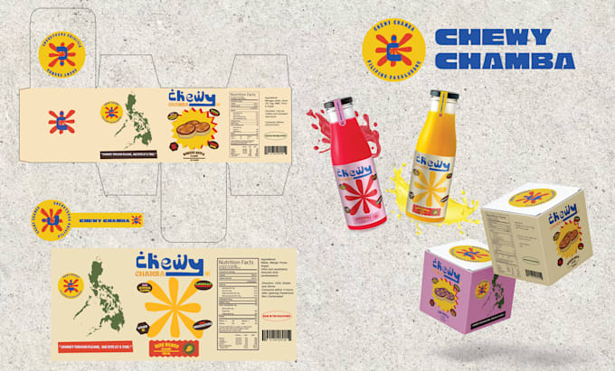 Packaging design, labels, sample mockups by Theoo_444 | Fiverr