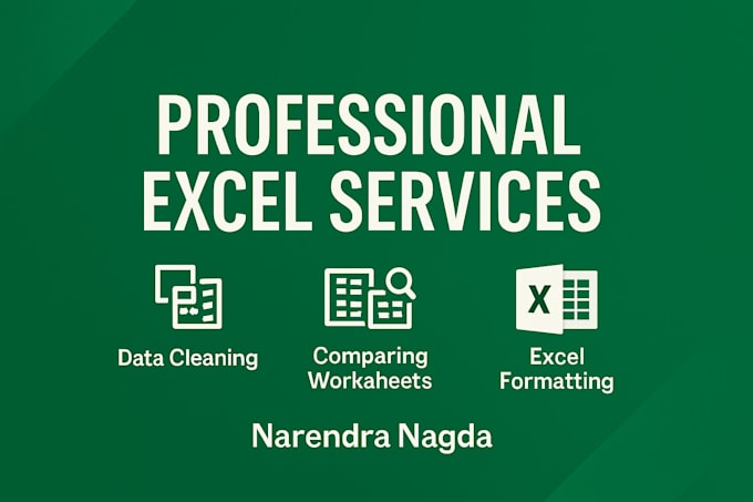 Clean , format , merge , split excel data by Narendra_excel1 | Fiverr