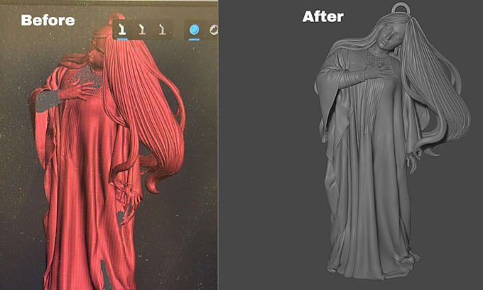 Repair your 3d model or stl file for 3d printing and mesh fixing by ...