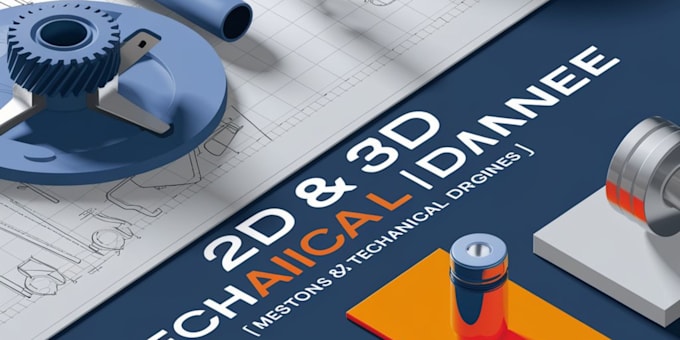 Design 2d and 3d cad model, product modeling, mechanical and industrial ...