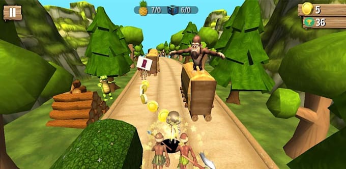 2d, 3d endless runner game punch quest unity game hypercasual multiplayer game by Daviesking ...