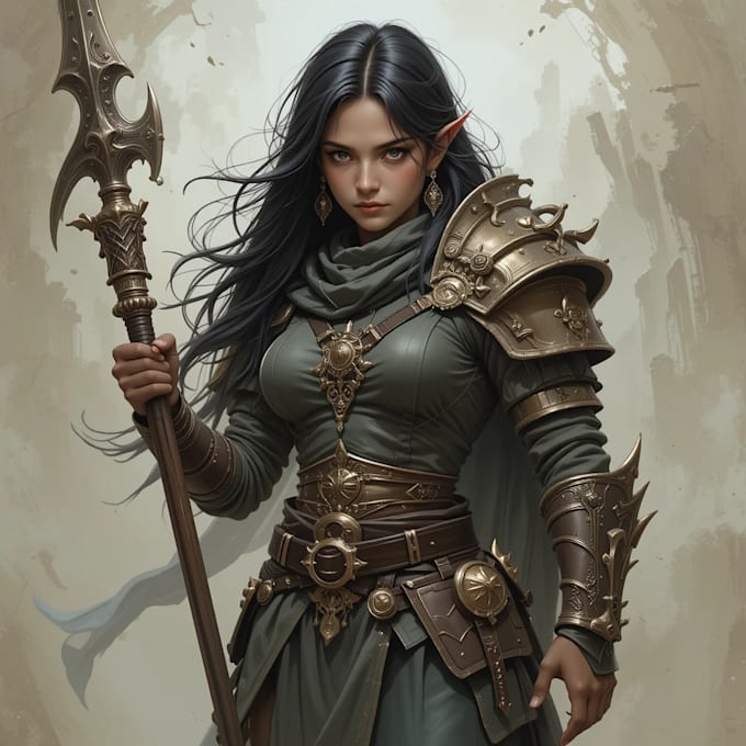 Draw dnd character art and dnd character art by Bunoku | Fiverr