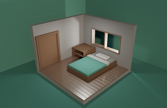 Make a 3d interior model in maya with textures by Domino_232 | Fiverr